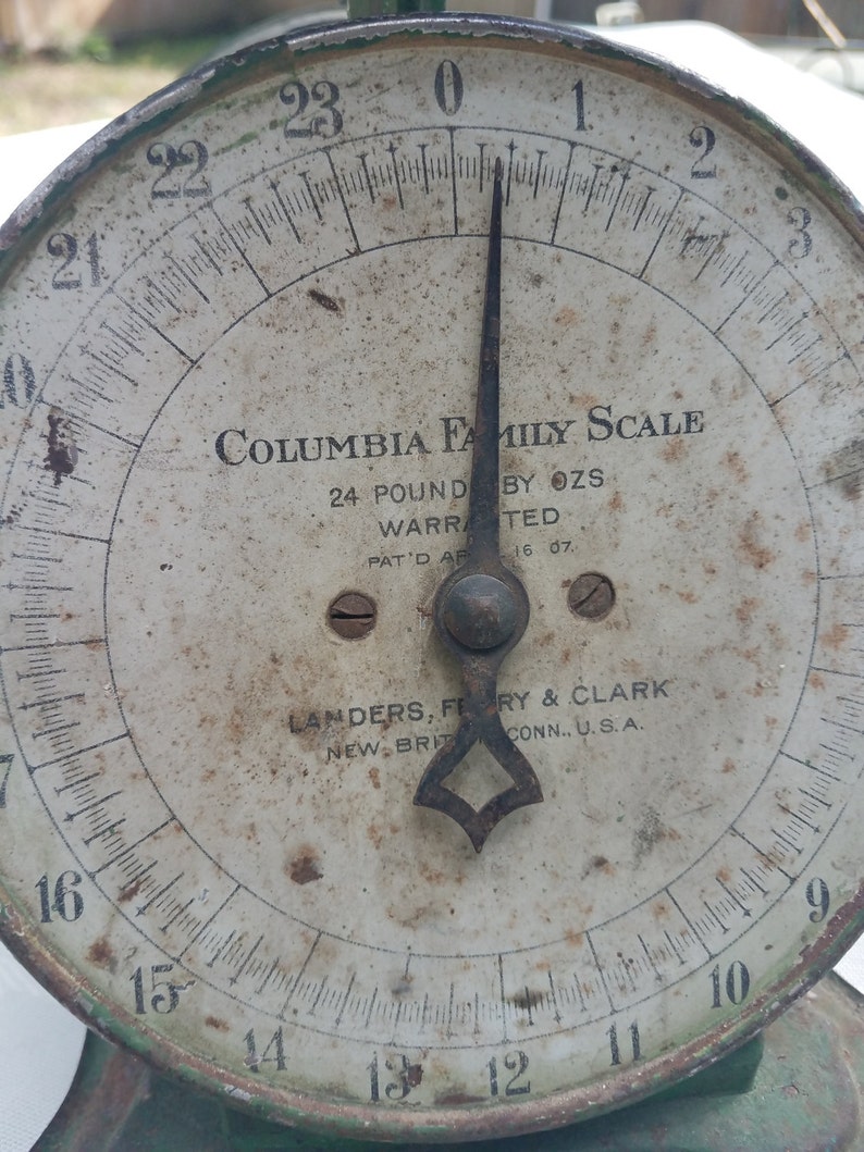 Columbia Family Scale Green and Rusty - Etsy