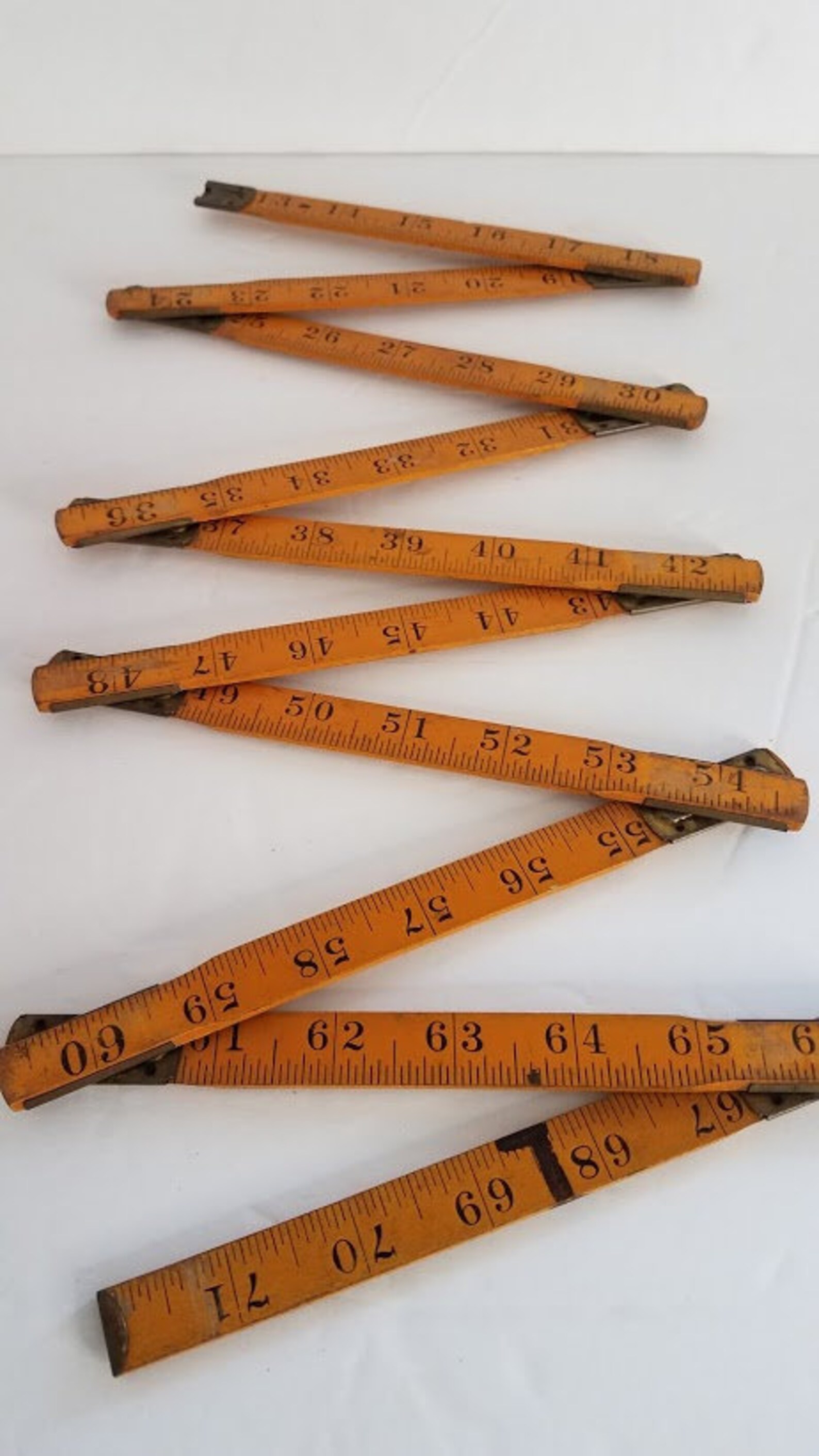 Imperfect Vintage Dunlap Folding Carpenter's Ruler Made - Etsy