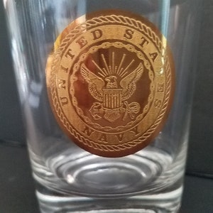 United States Navy Drink Glass - Etsy