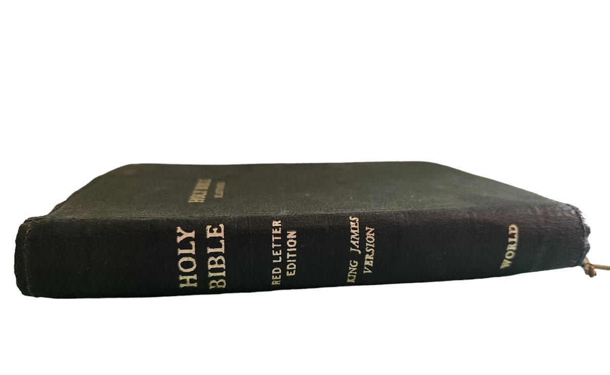 Holy Bible - Illustrated - Red Letter Edition - King James Version ...