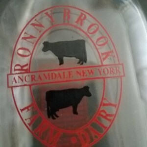 Ronnybrook Farm Dairy Milk Bottle - Etsy