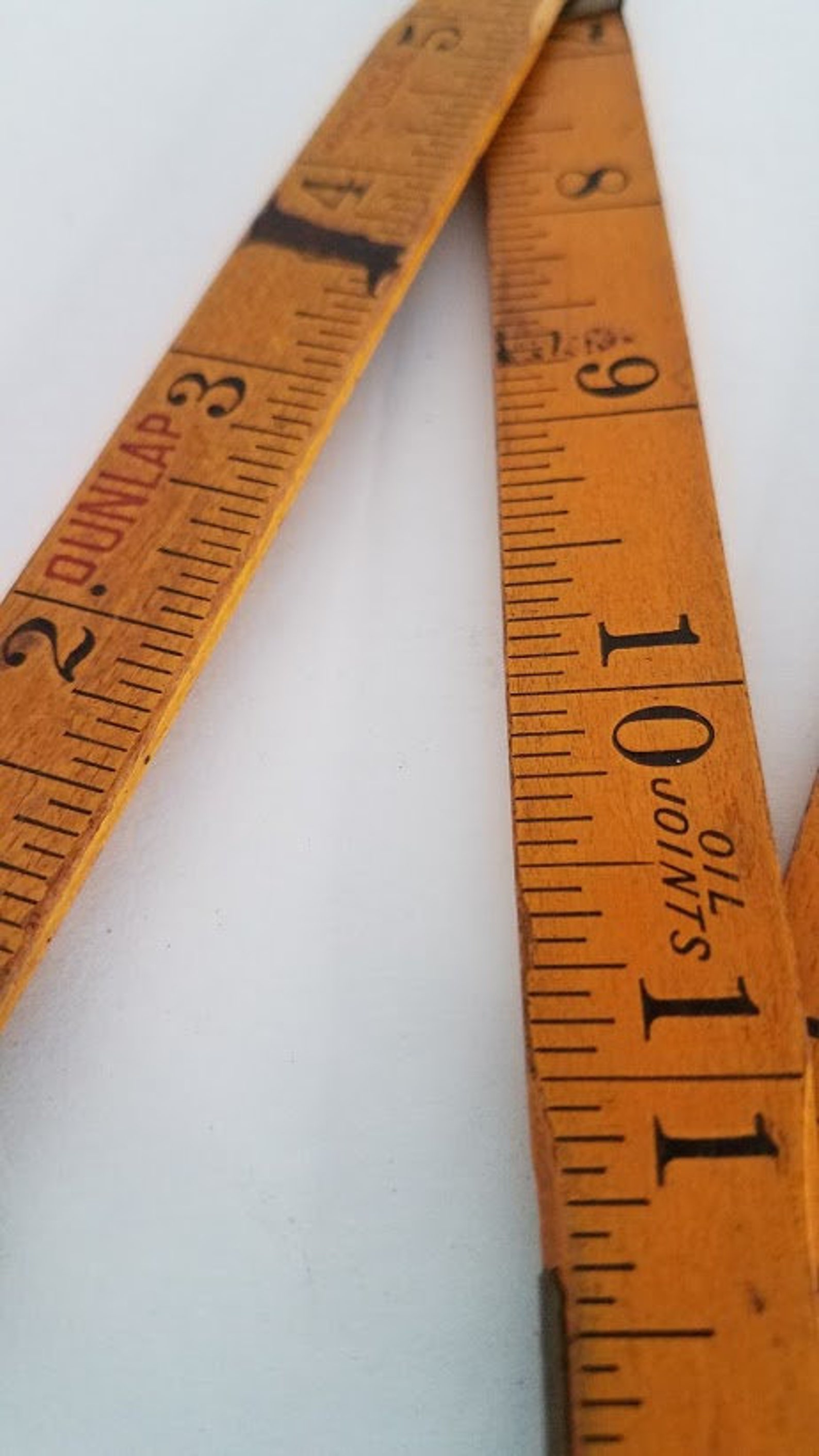 Imperfect Vintage Dunlap Folding Carpenter's Ruler Made - Etsy