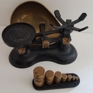 Vintage Victor Scale and Weights - Made in England - Etsy