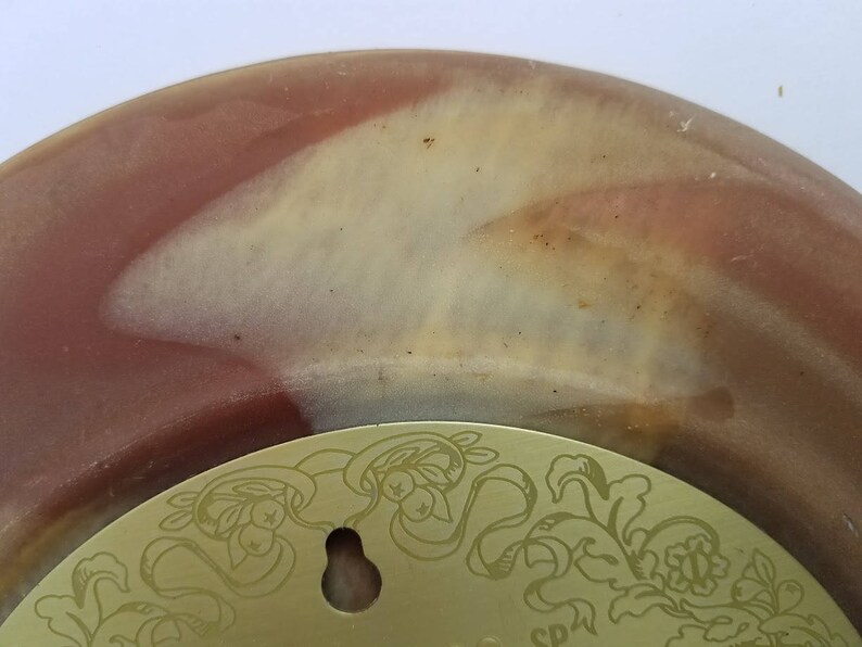 Incolay Stone Plate - the Kiss - Etsy