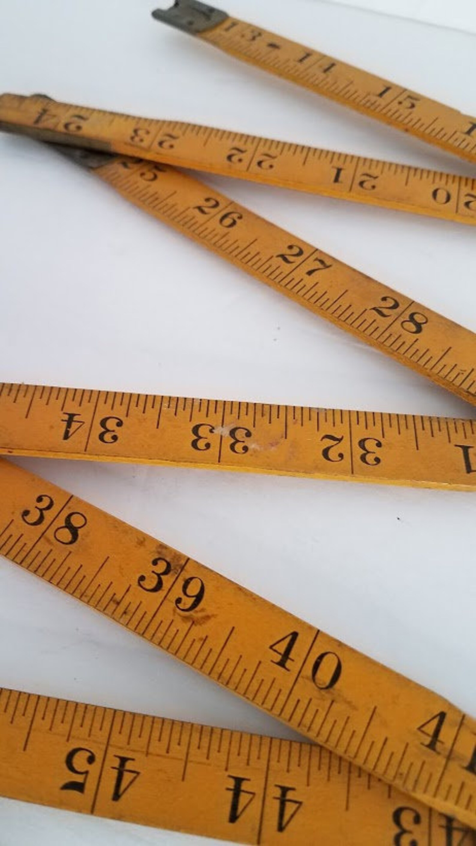 Imperfect Vintage Dunlap Folding Carpenter's Ruler Made - Etsy