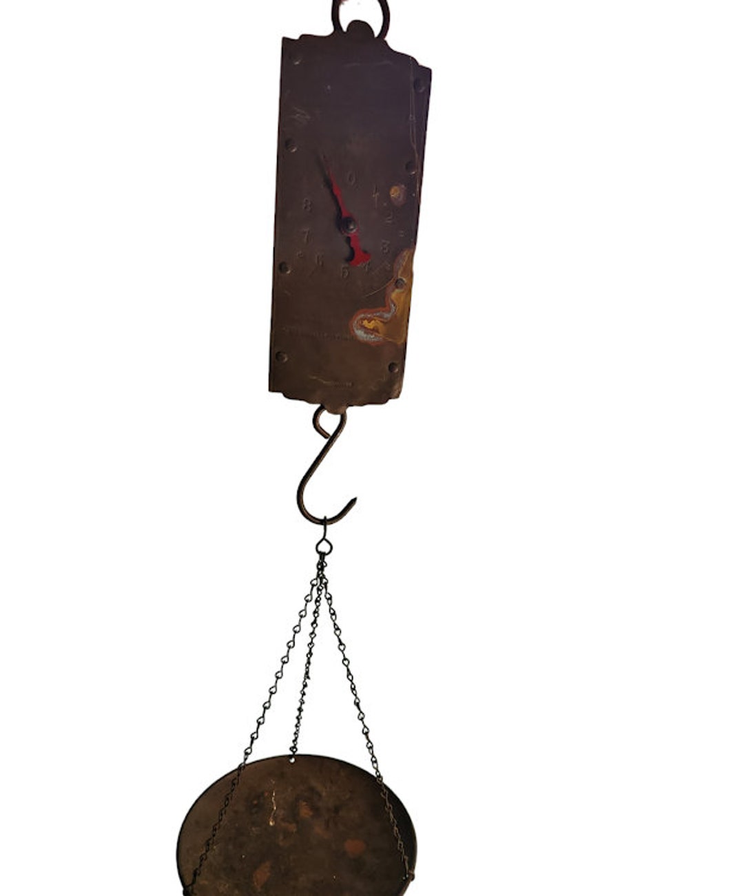 Vintage - Chatillon's - Hanging Kitchen Scale With Tray - New York - Etsy