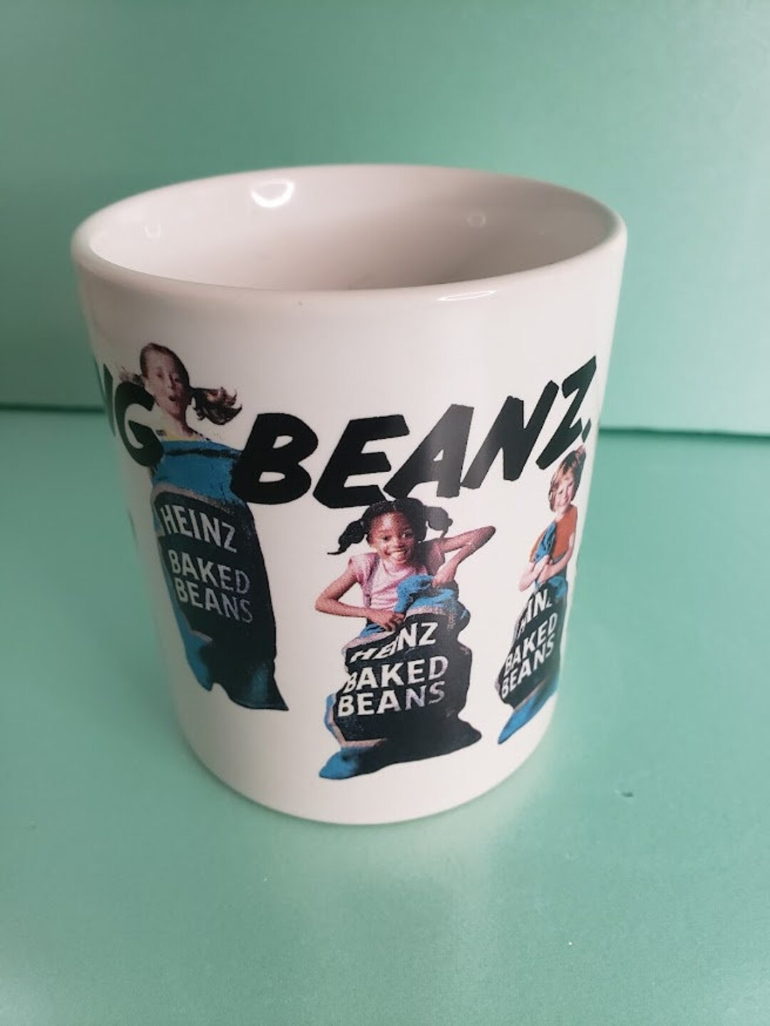 Jumping Beanz Heinz 57 Baked Beans Coffee Cup - Kilncraft STL England ...