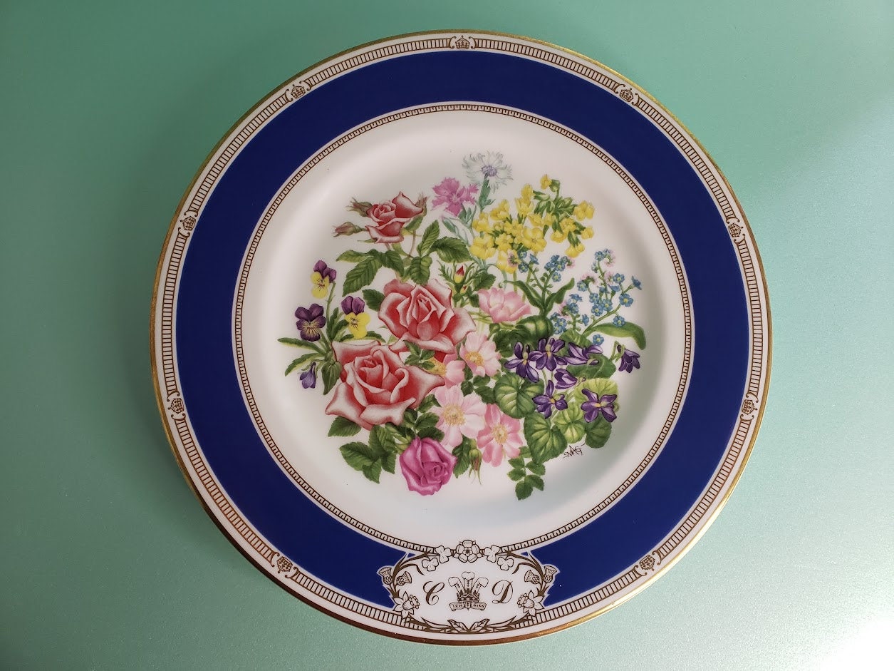 Vintage Plate - Royal Wedding Bouquet - by Royal Doulton - 29th July ...