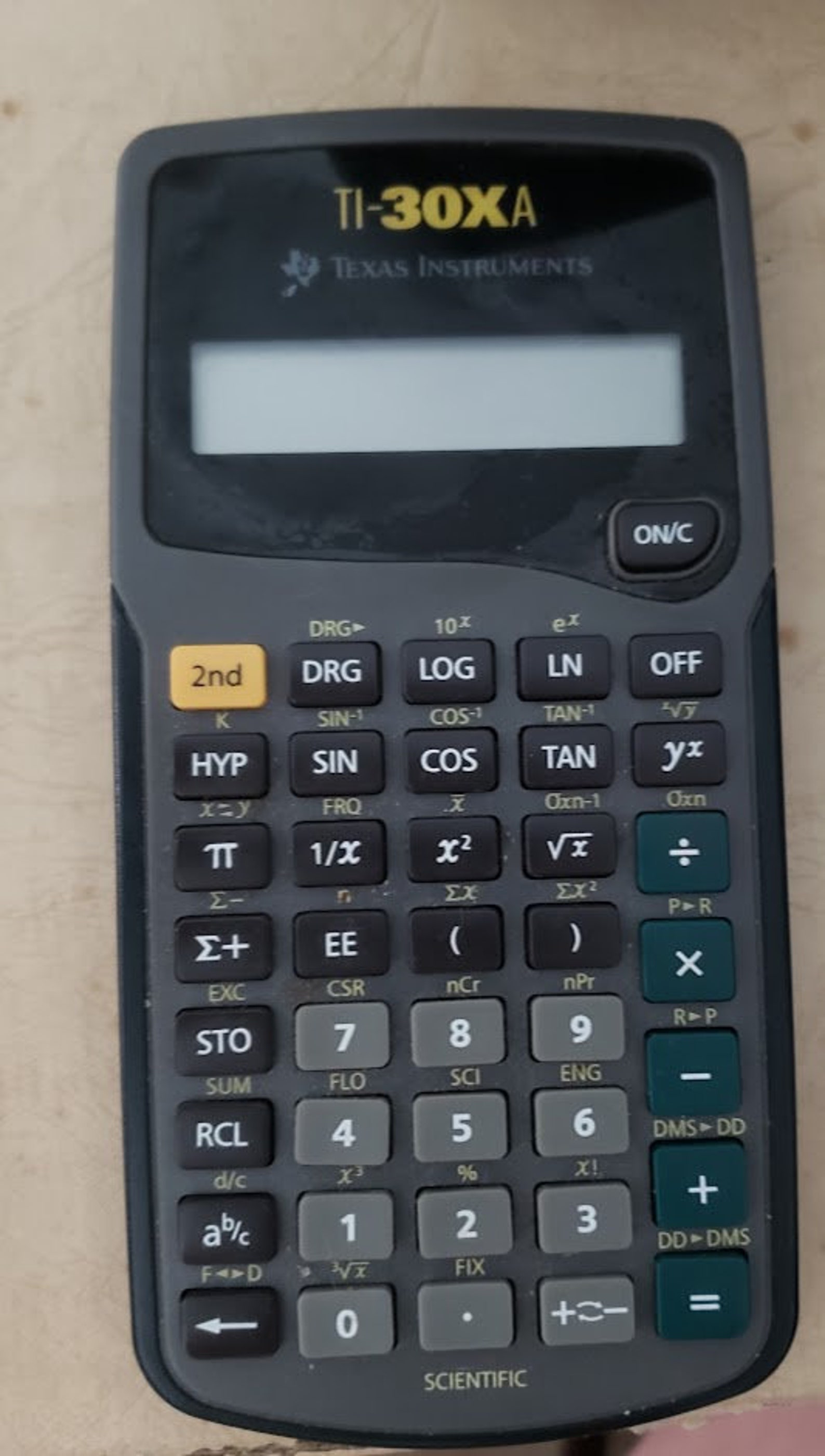 Texas Instruments - Scientific Calculator - Model TI-30XA - Etsy