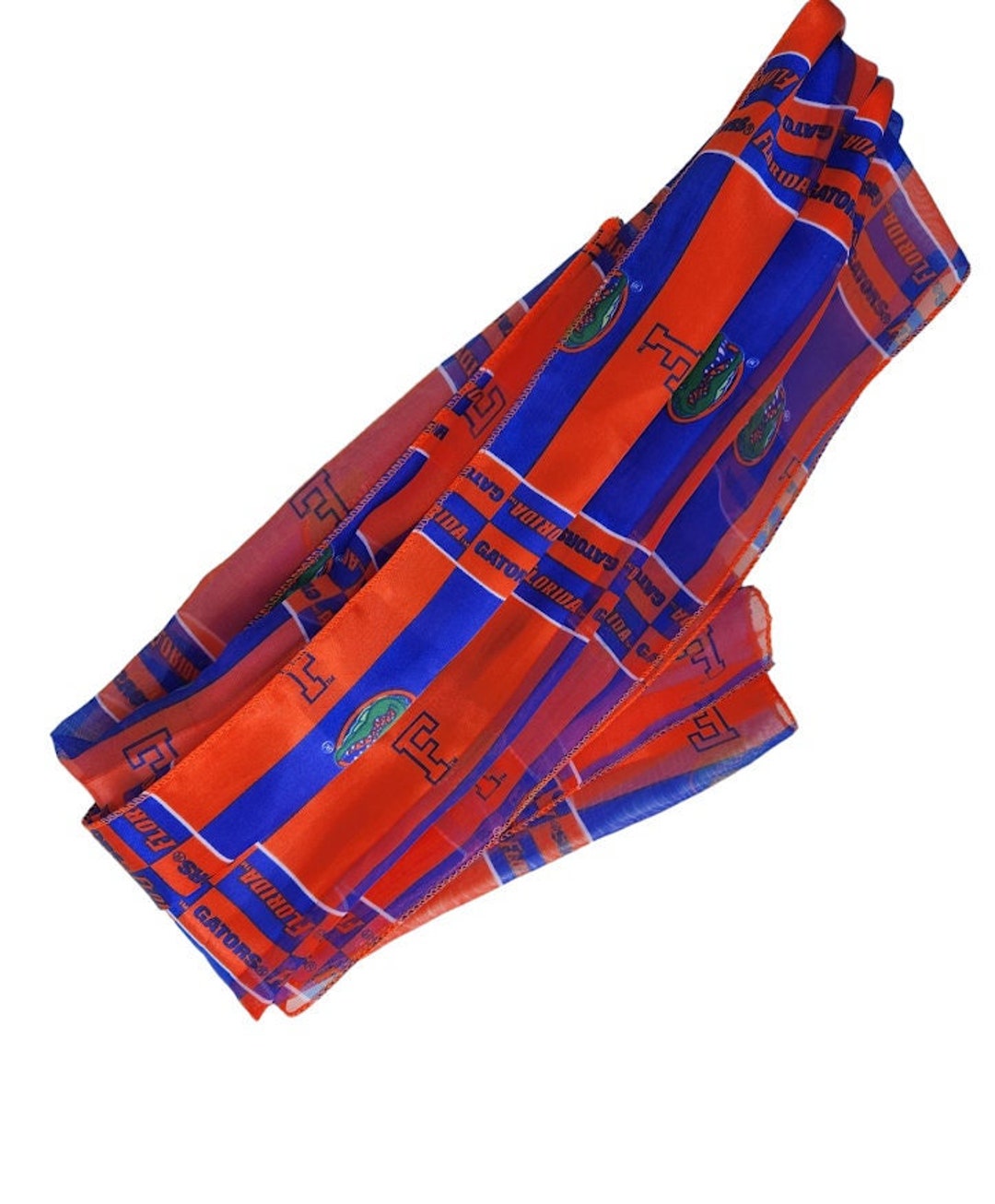 University of Florida Gator Orange and Blue Scarf - Etsy
