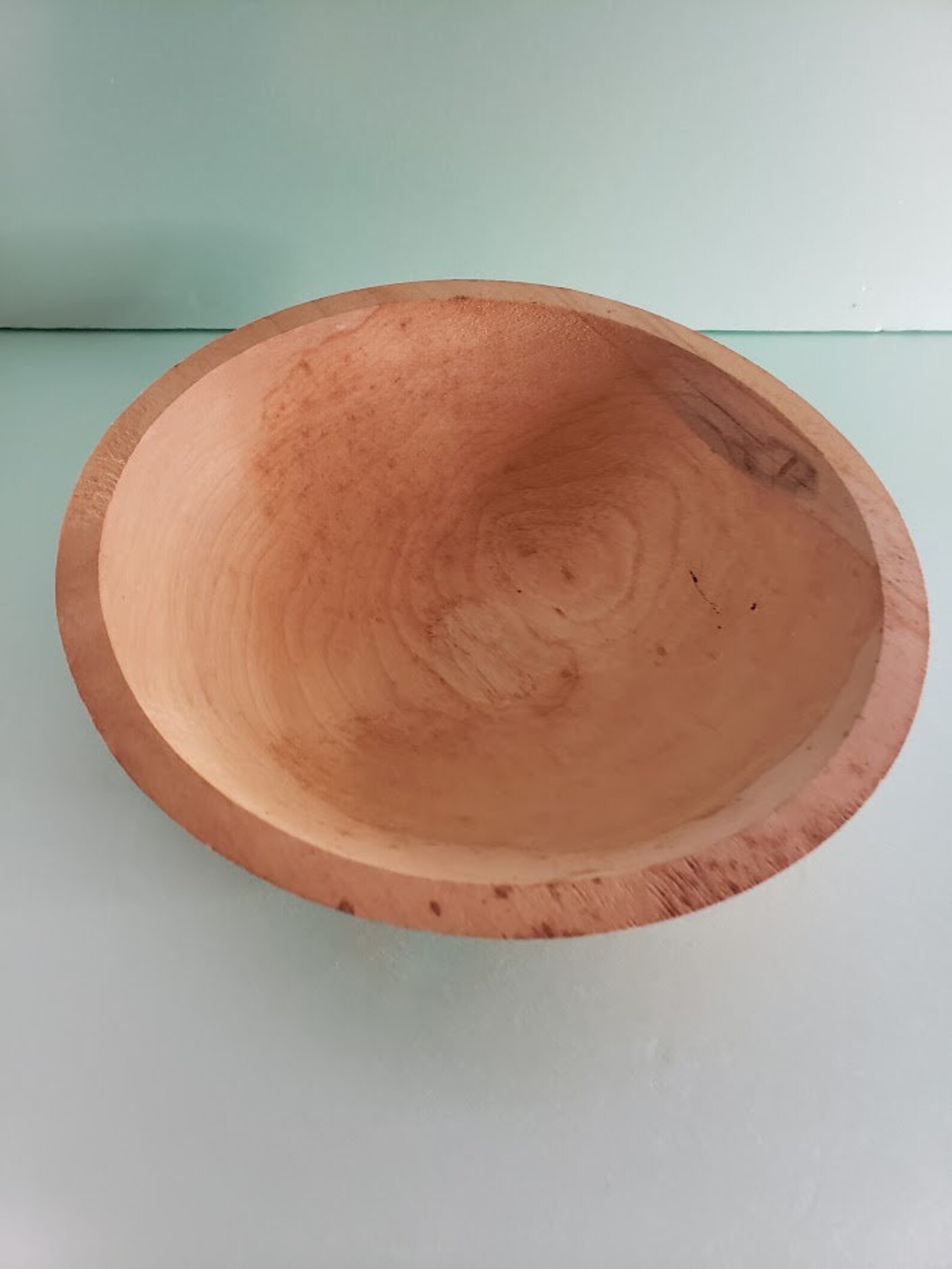 Round Wooden Bowl - Etsy