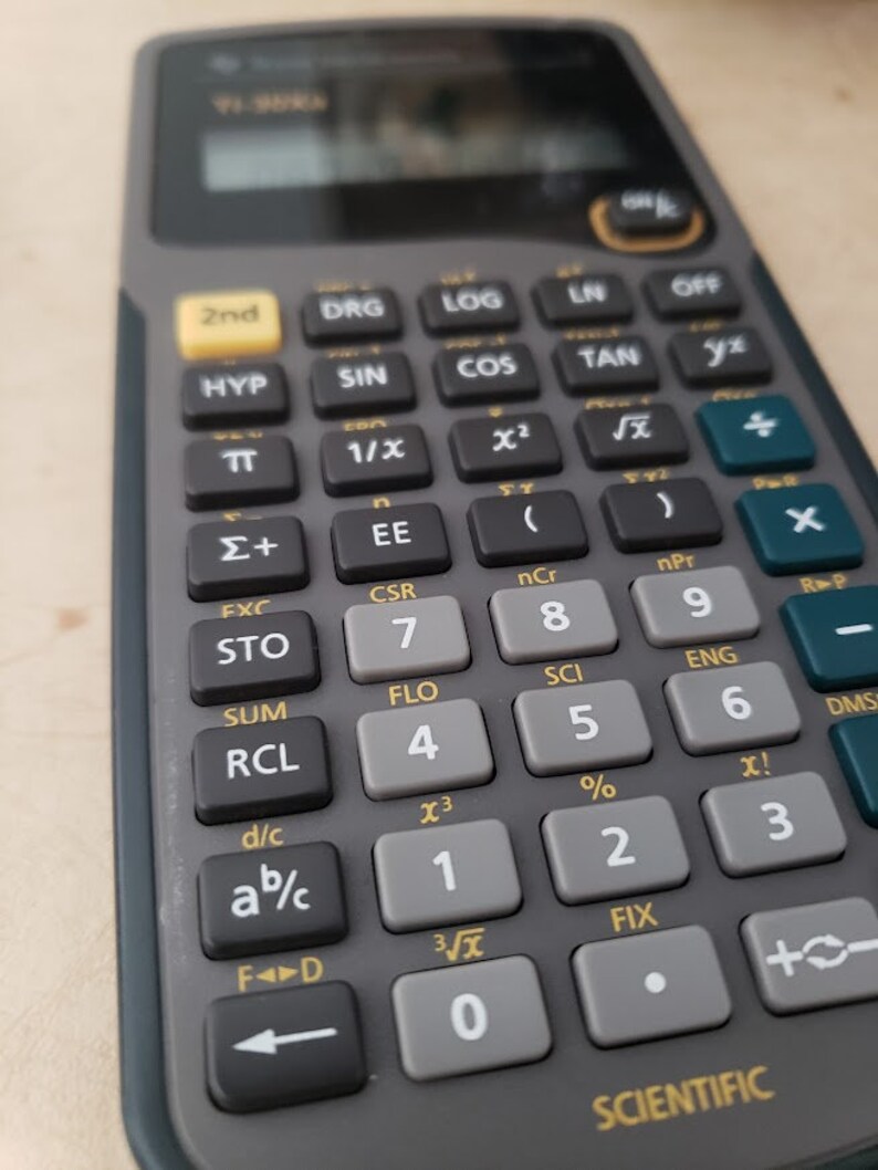 Texas Instruments Scientific Calculator Model TI-30XA - Etsy