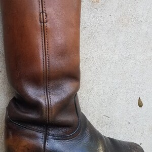 Vintage Leather Frye Boots - Etsy