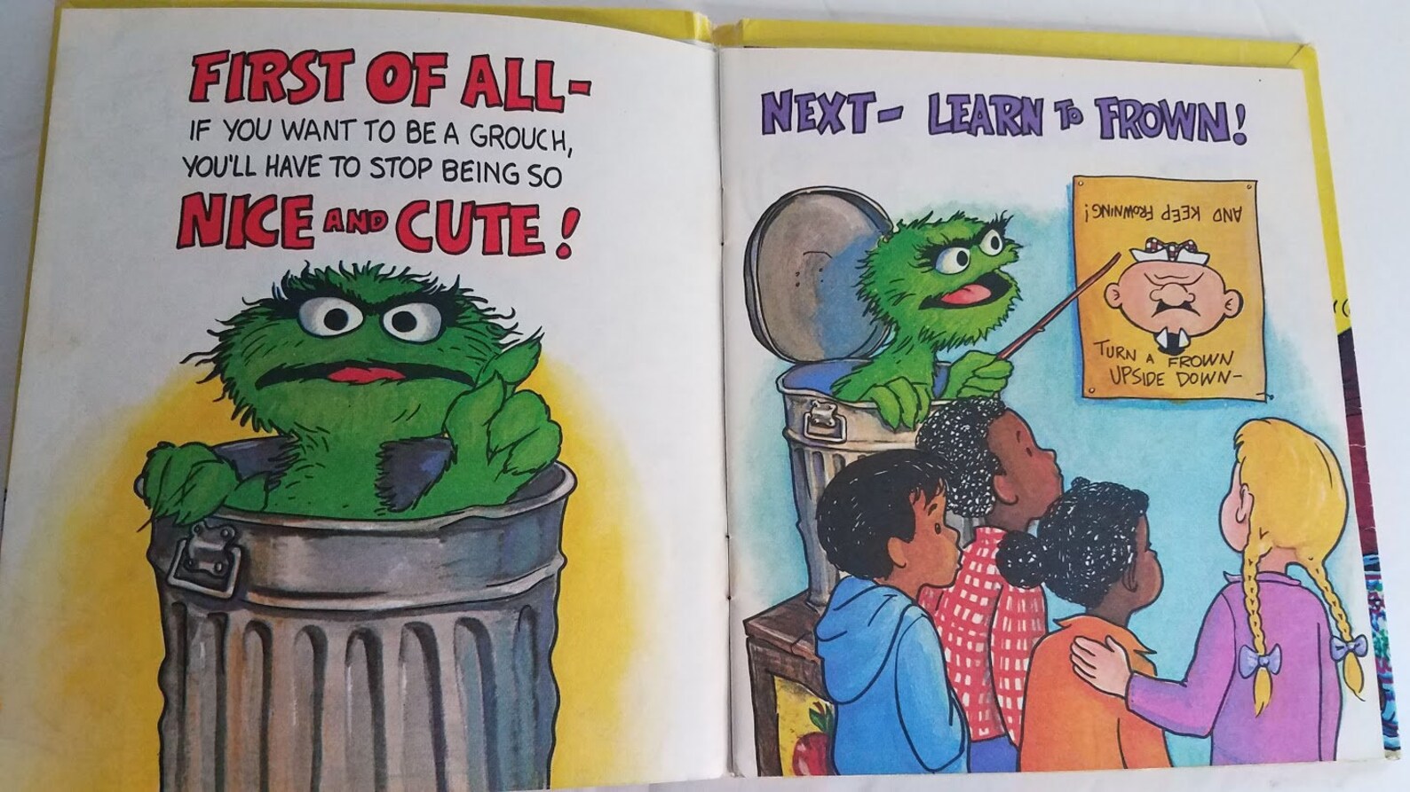 How to be a Grouch vintage children's book | Etsy