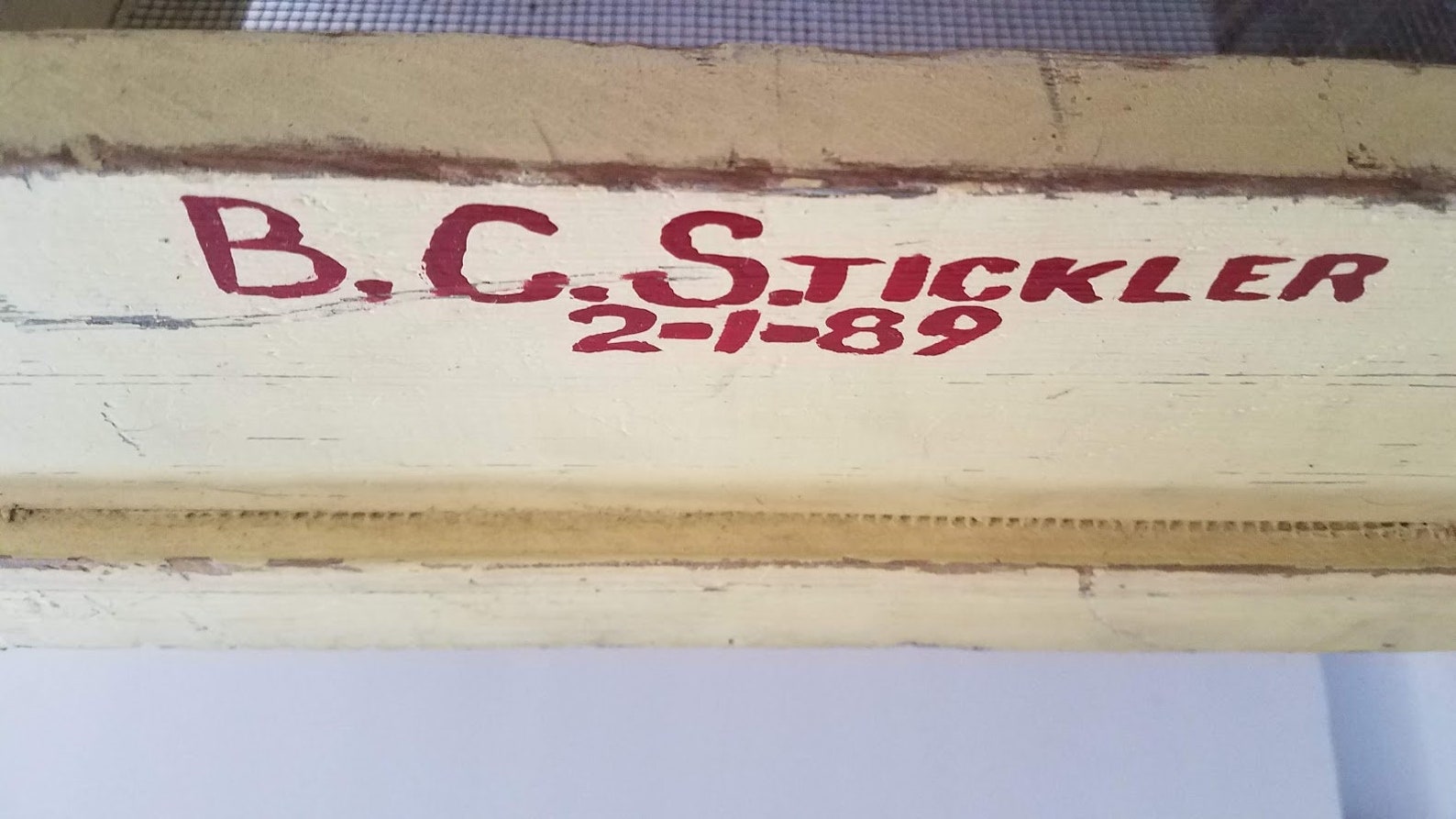 Wood Box Painted Yellow With Screen Bottom - Etsy