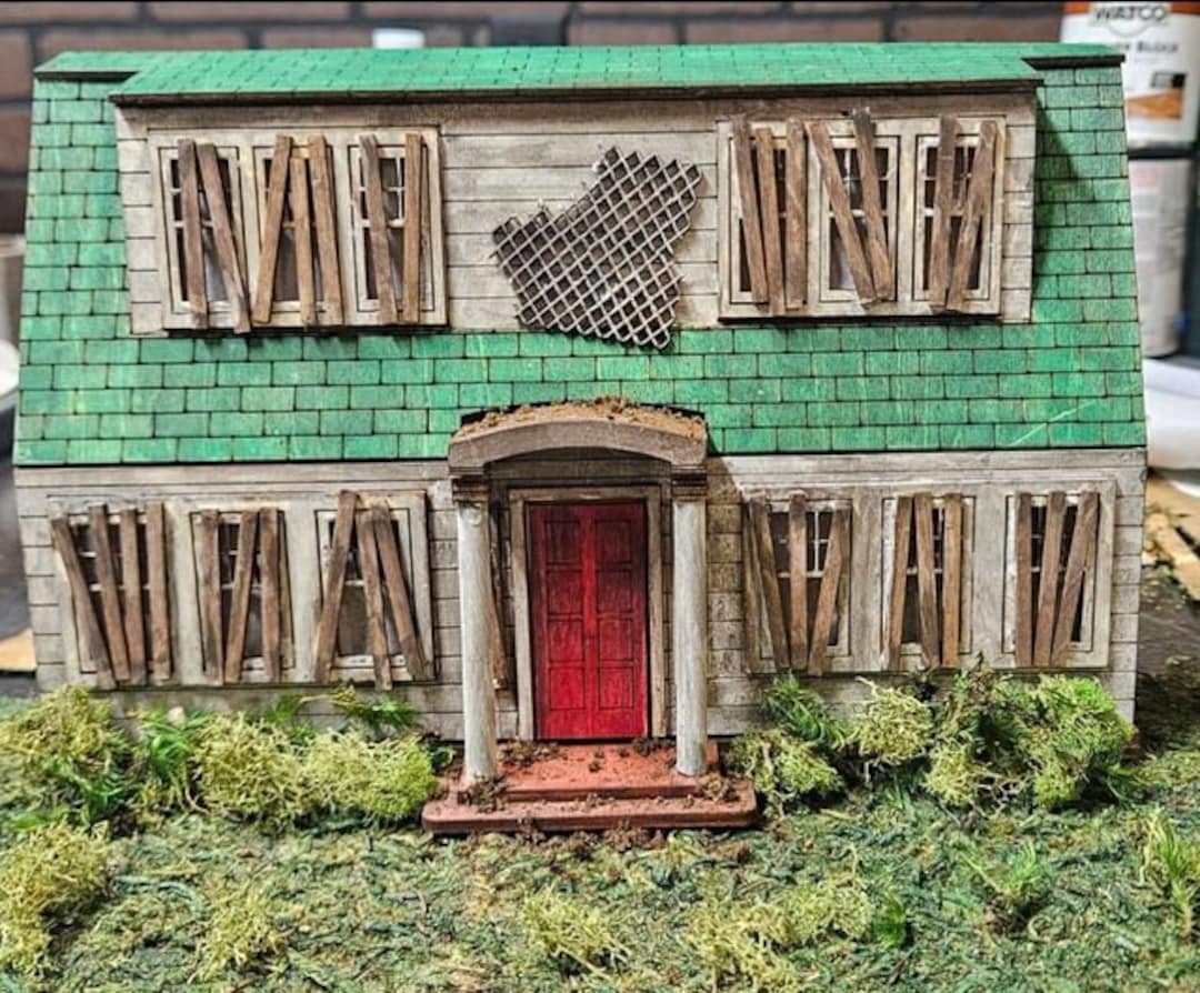 Nightmare on Elm Street House - Digital Plans - Diorama Blueprint - Etsy