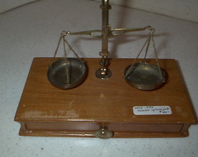 Vintage Gold Scale Set - Etsy