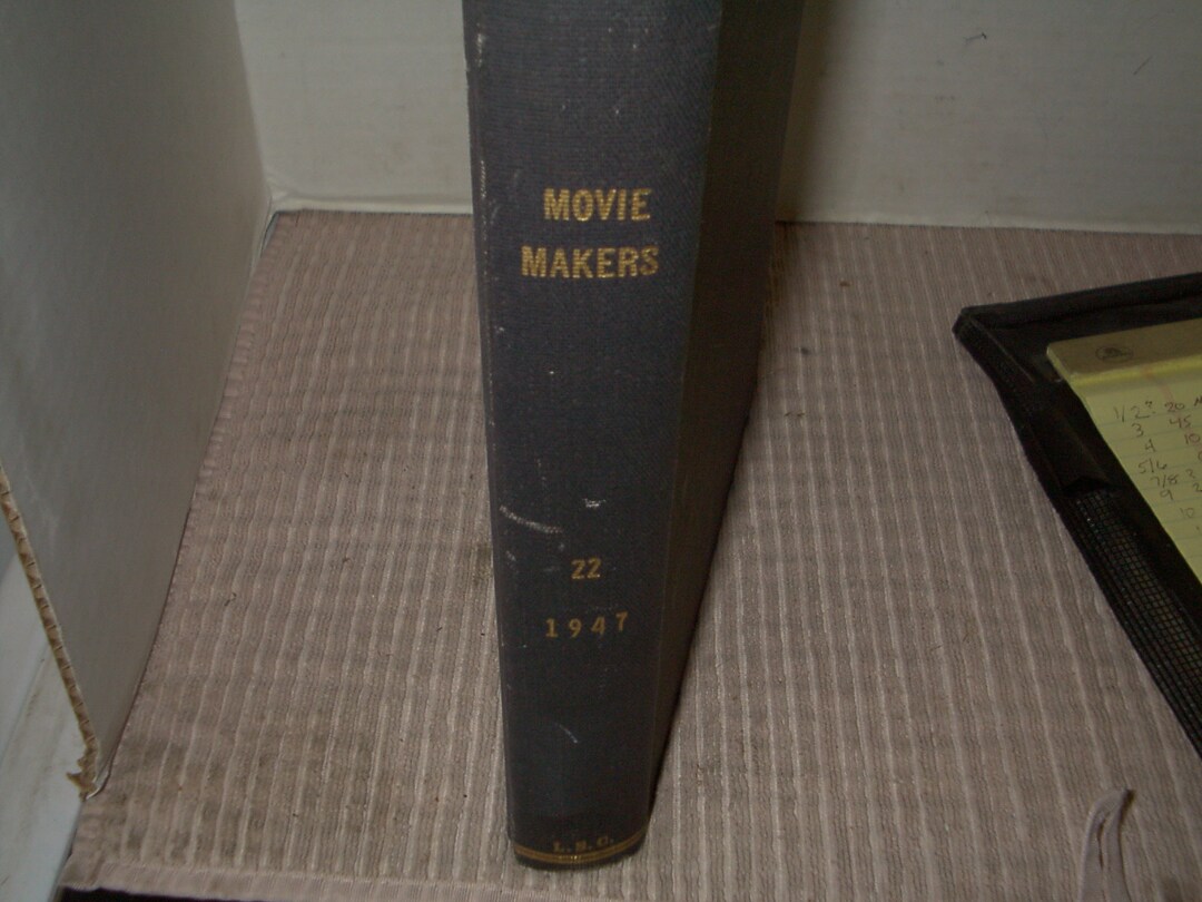 Rare Antique Movie Maker Book - Etsy