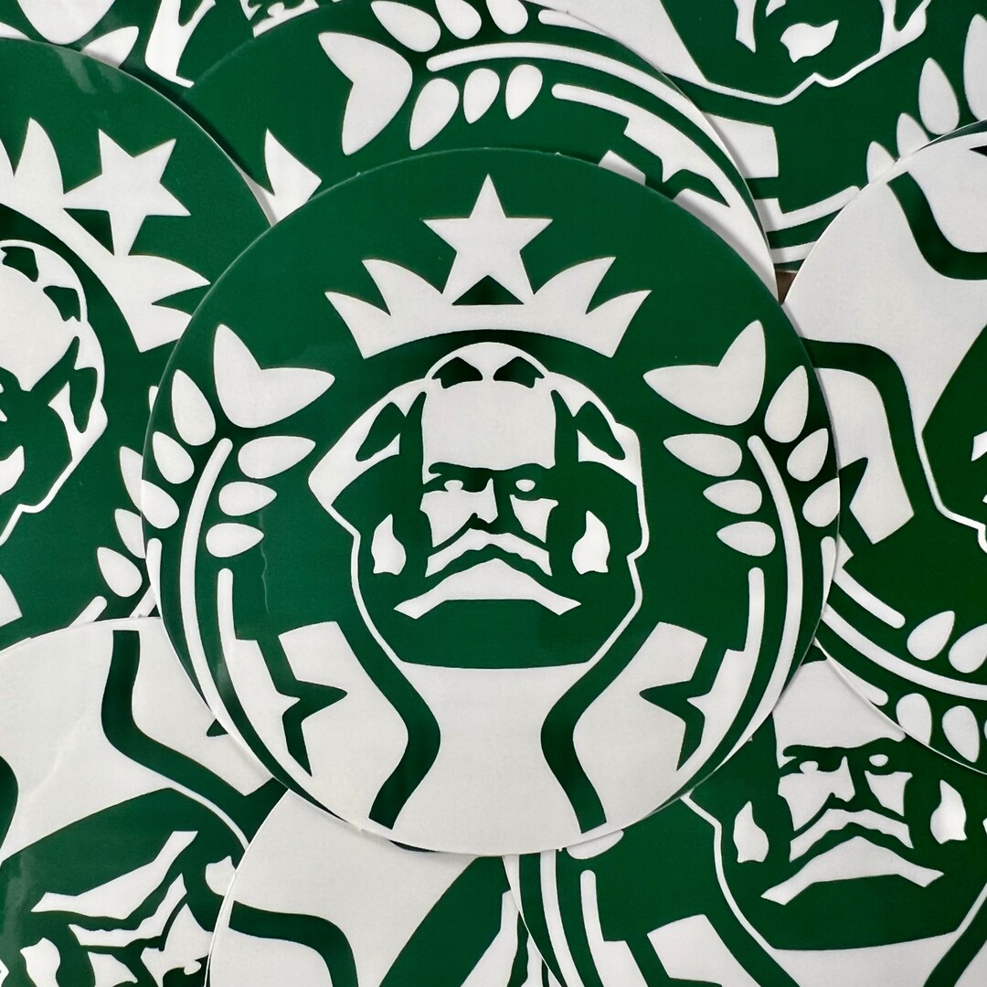 Communist Coffee Sticker Marxbucks - Etsy