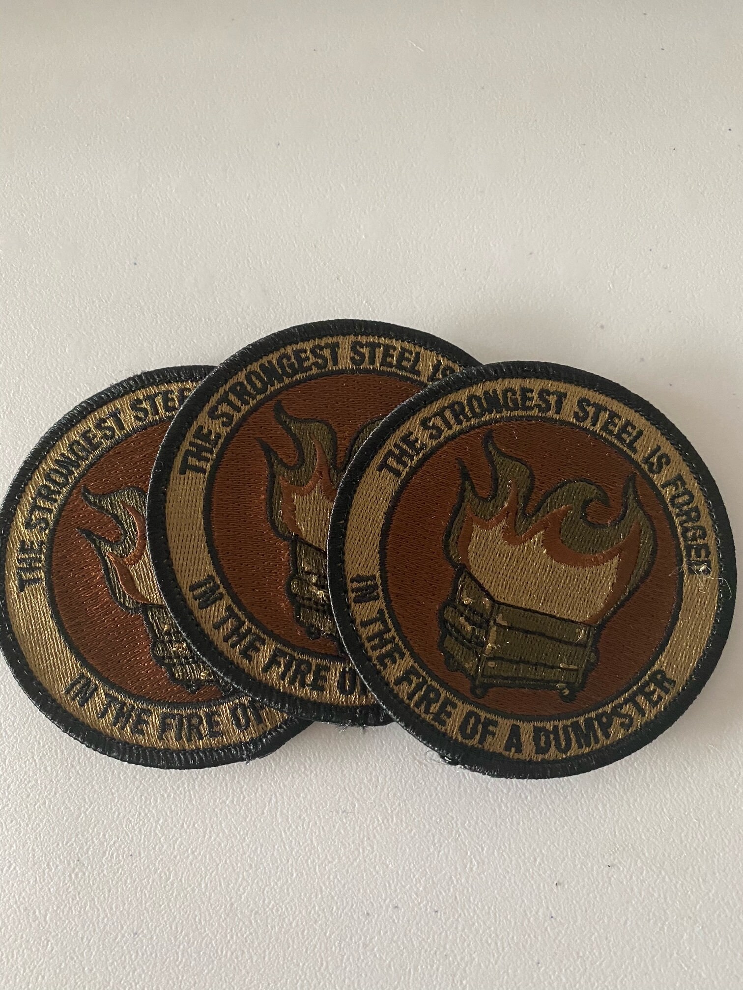 Dumpster Fire Morale Patch - Etsy