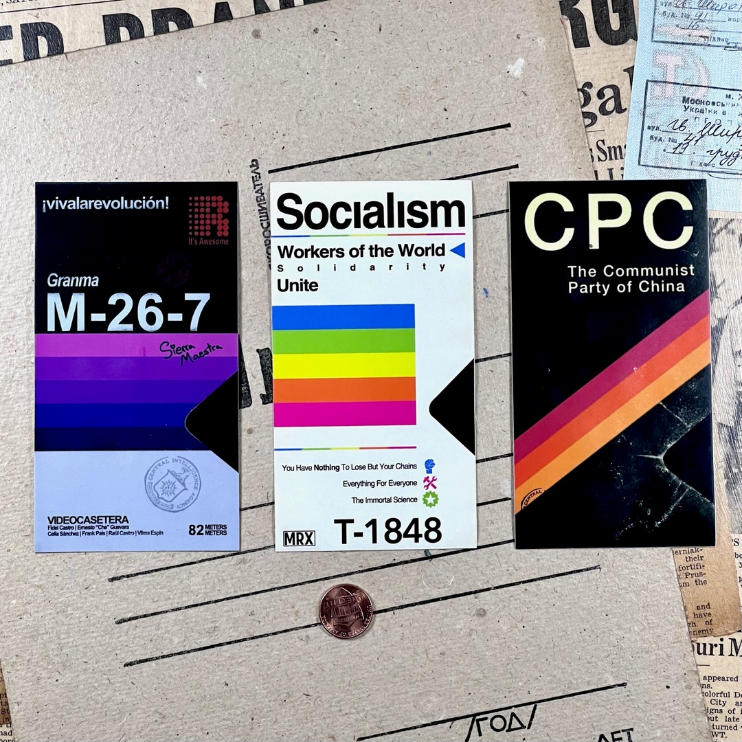 VHS Sticker Pack | 3 Stickers - Etsy