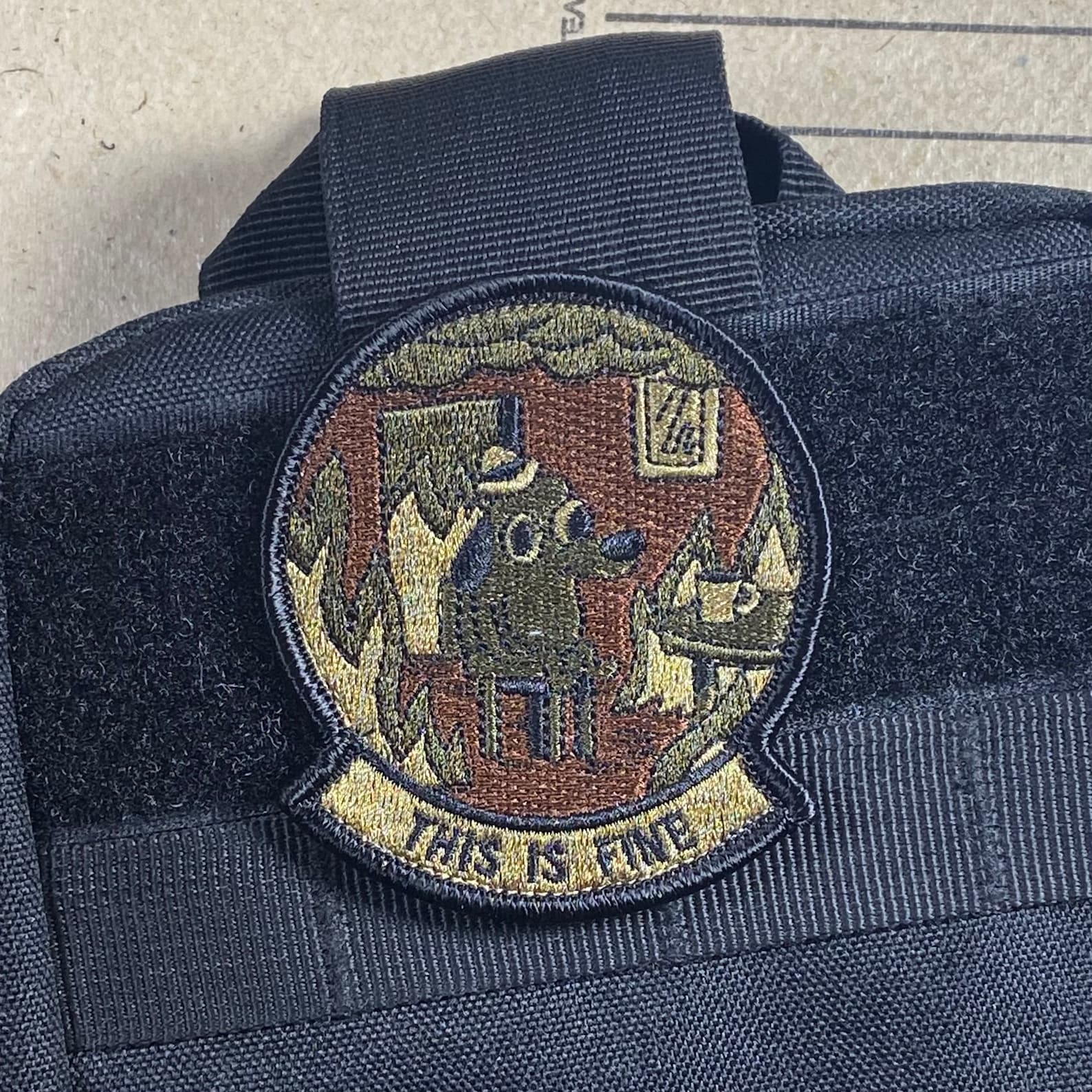 This is Fine OCP Embroidered Morale Patch - Etsy