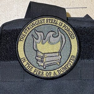 Dumpster Fire Morale Patch Bundle | Four Versions - Etsy