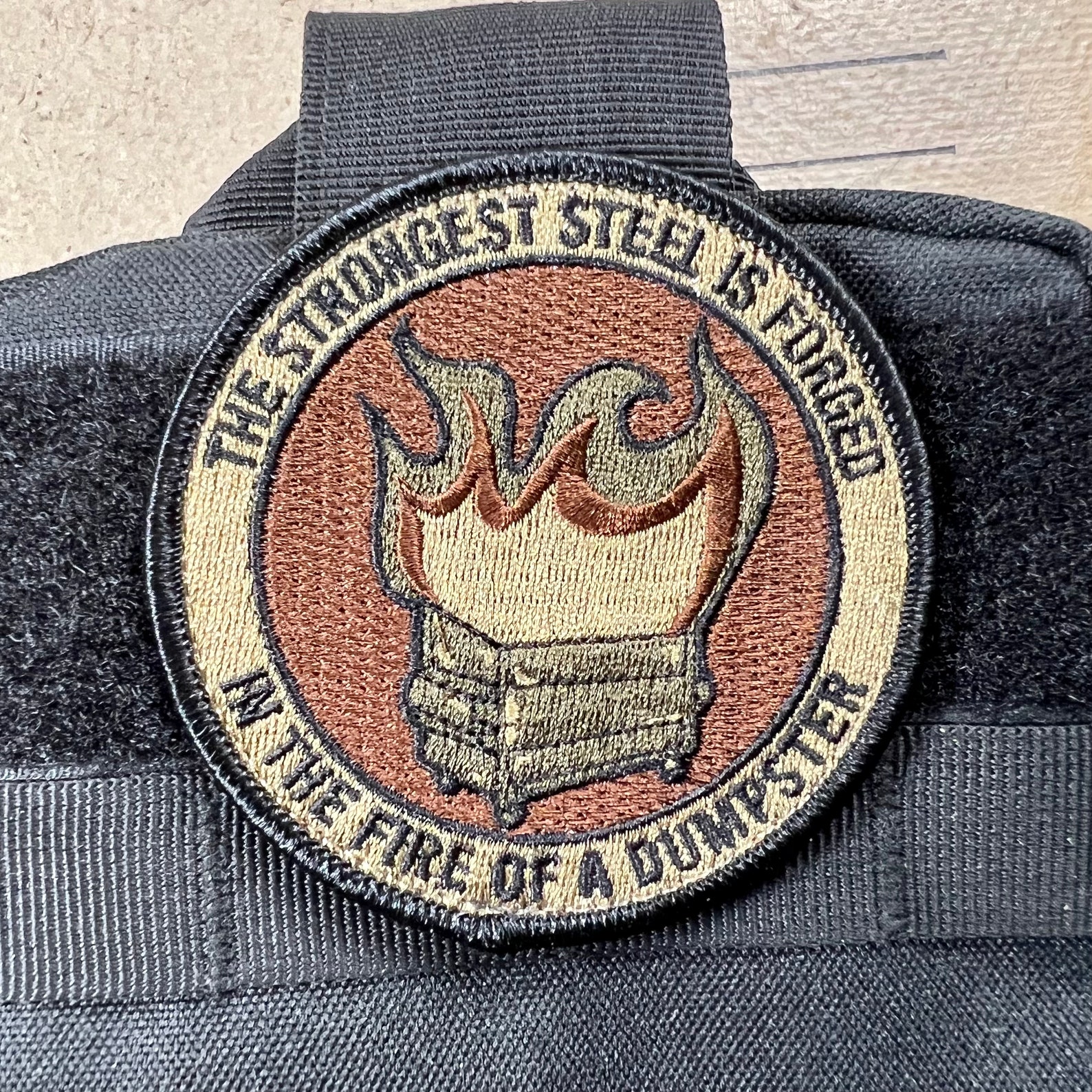 Dumpster Fire Morale Patch - Etsy