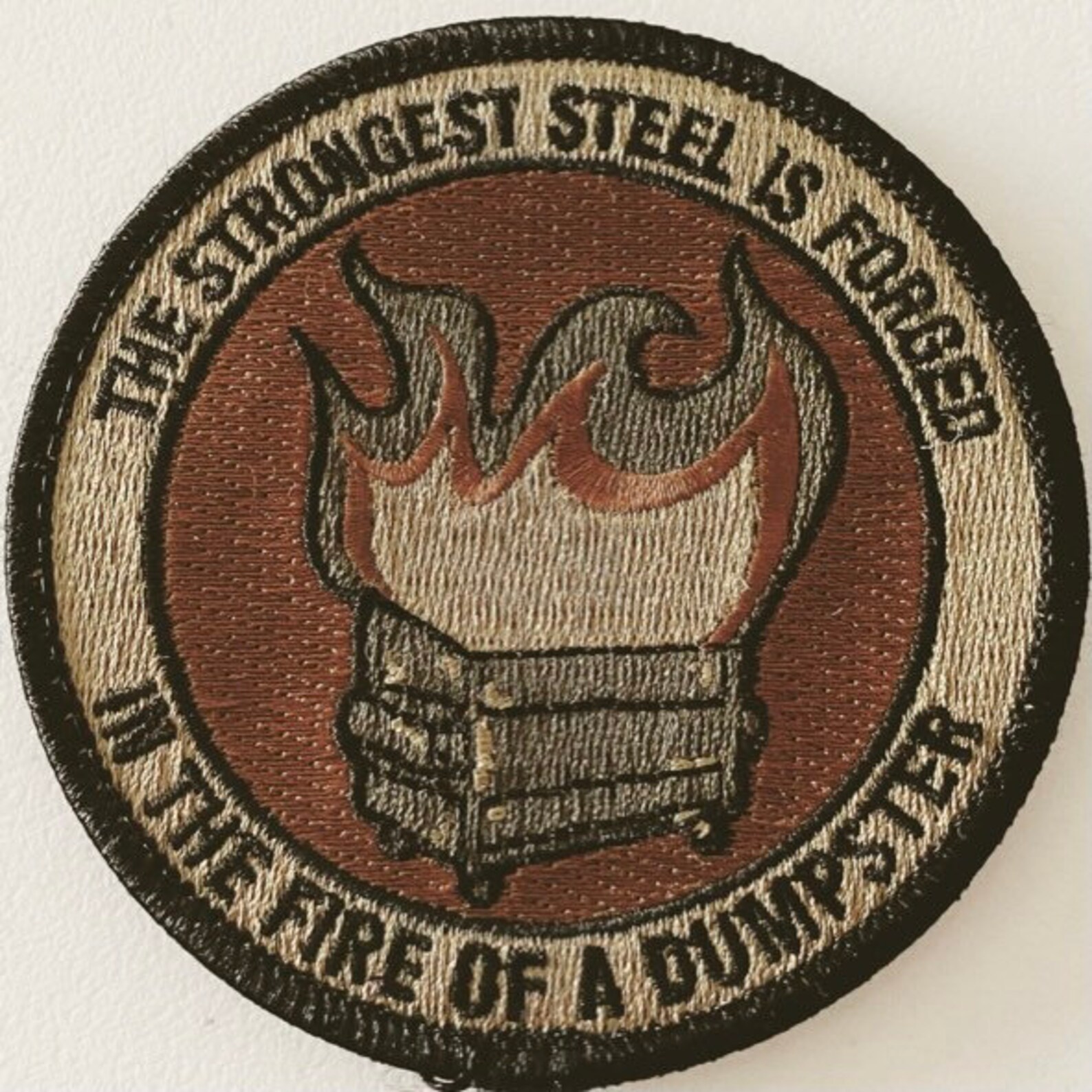 Dumpster Fire Morale Patch - Etsy