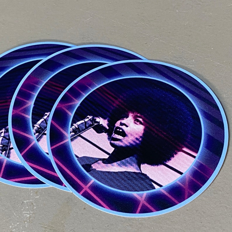 Angela Davis Sticker - Etsy