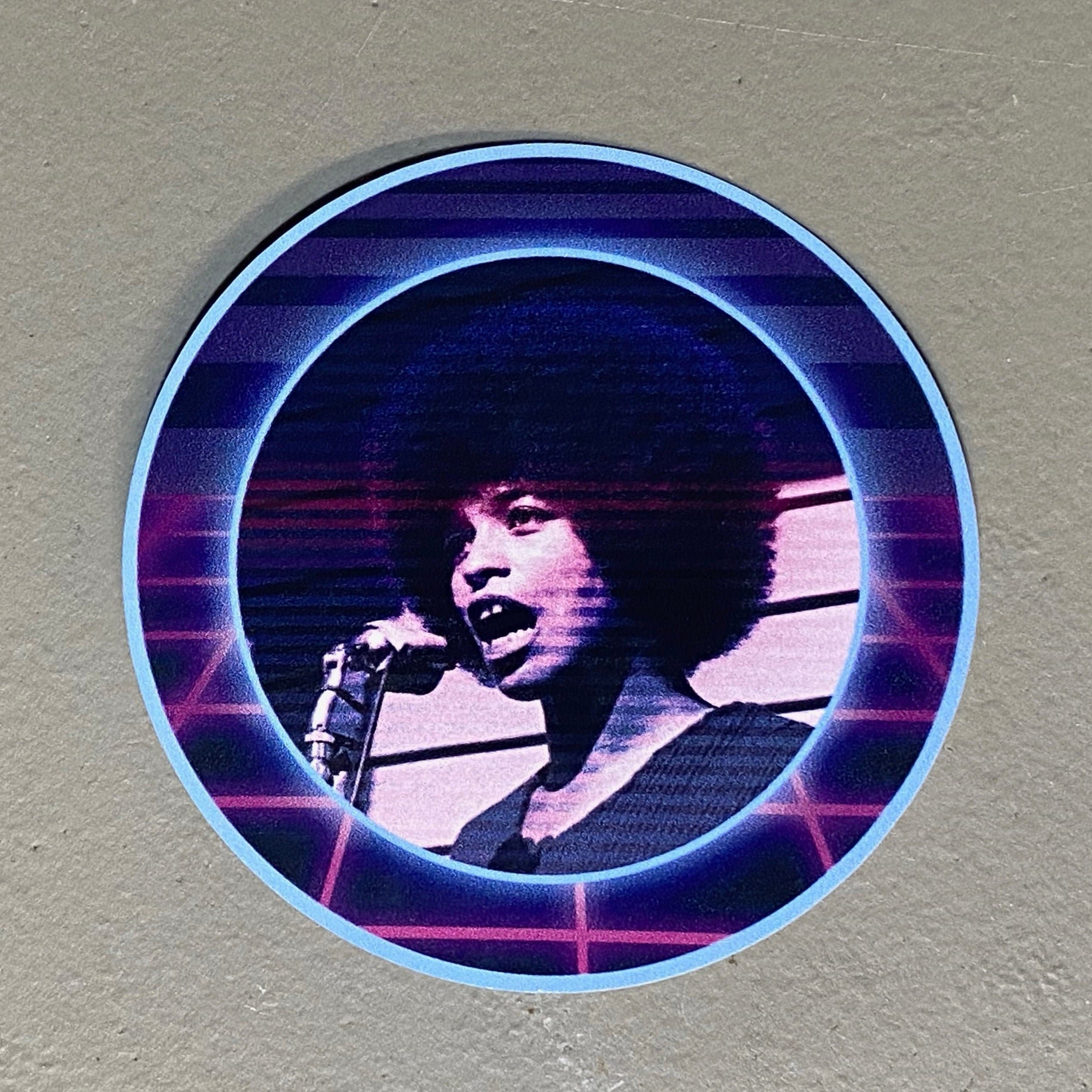 Angela Davis Sticker - Etsy