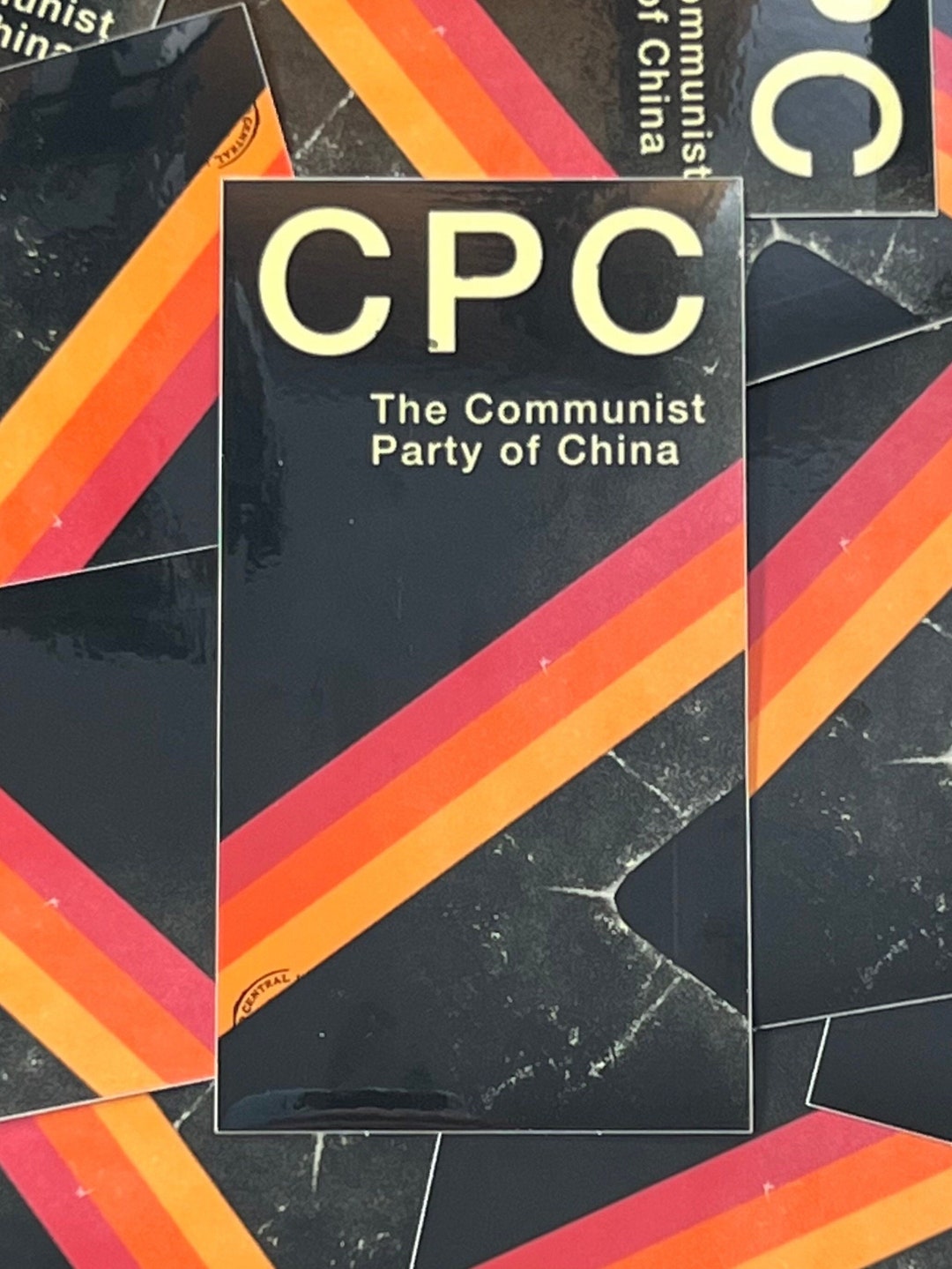 Retro VHS Sticker Design | CPC | the Communist Party of China - Etsy