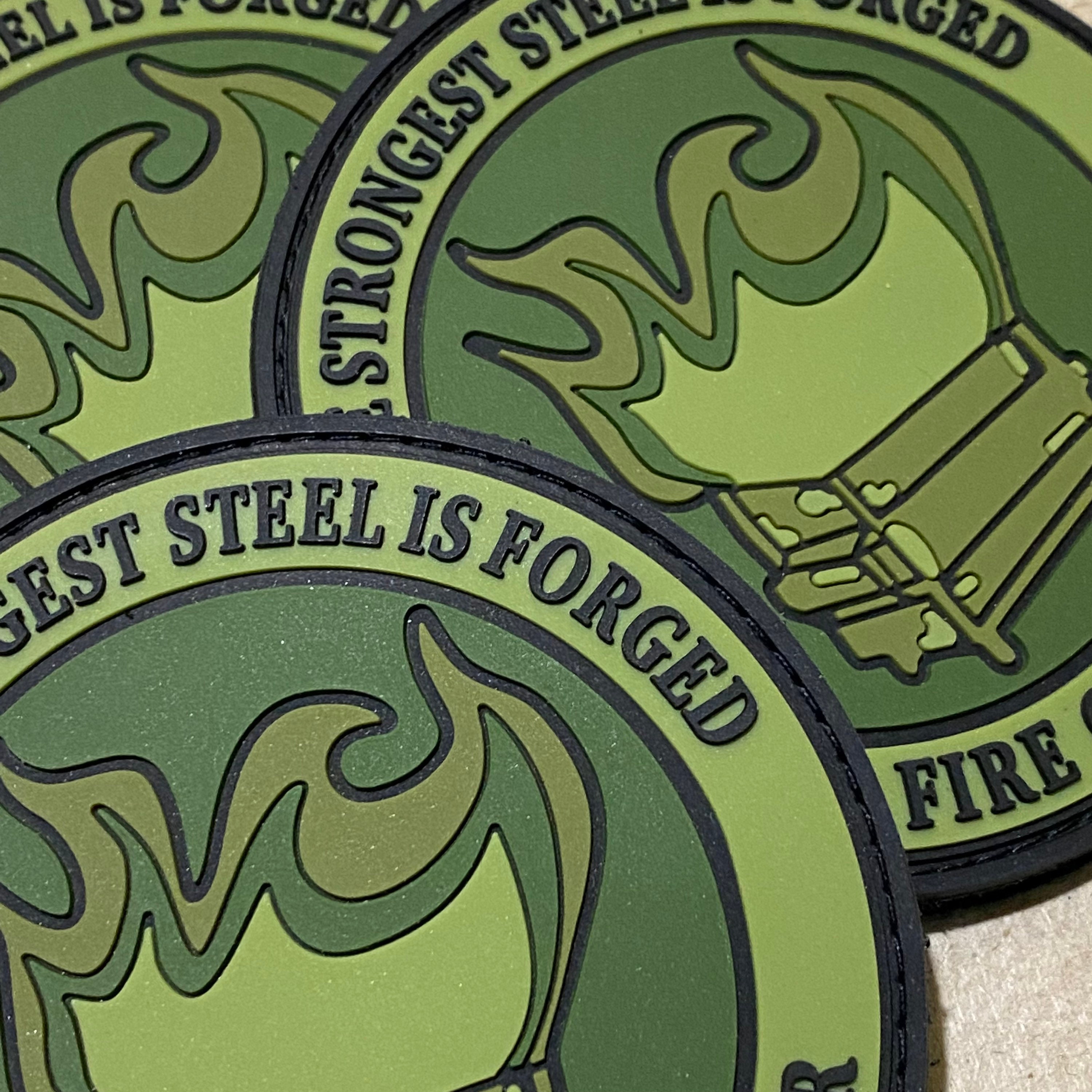 Dumpster Fire Morale Patch | Green | PVC Hook and Loop Patch - Etsy