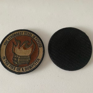 Dumpster Fire Morale Patch - Etsy