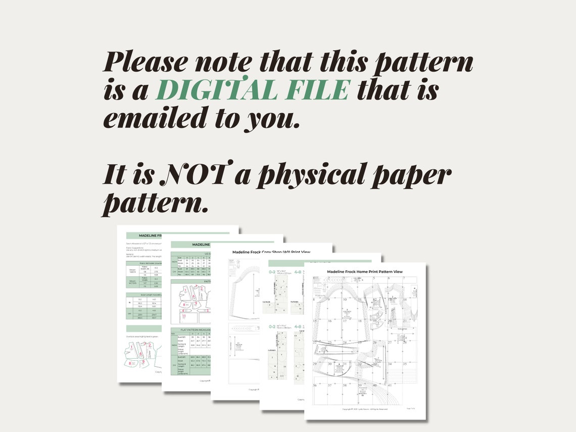 Ruffle Wrap Dress Sewing Pattern Madeline Frock Party - Etsy