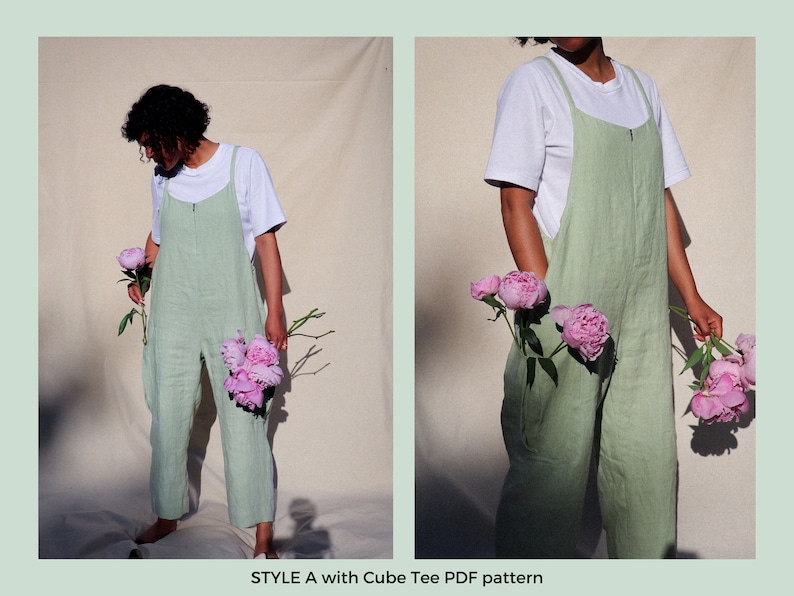 Overall Jumpsuit Meadow Overalls PDF Digital Sewing Pattern - Etsy