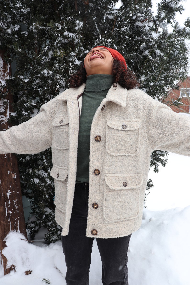 Betsy Utility Jacket Pattern XXS-XL With Youtube Sewing - Etsy