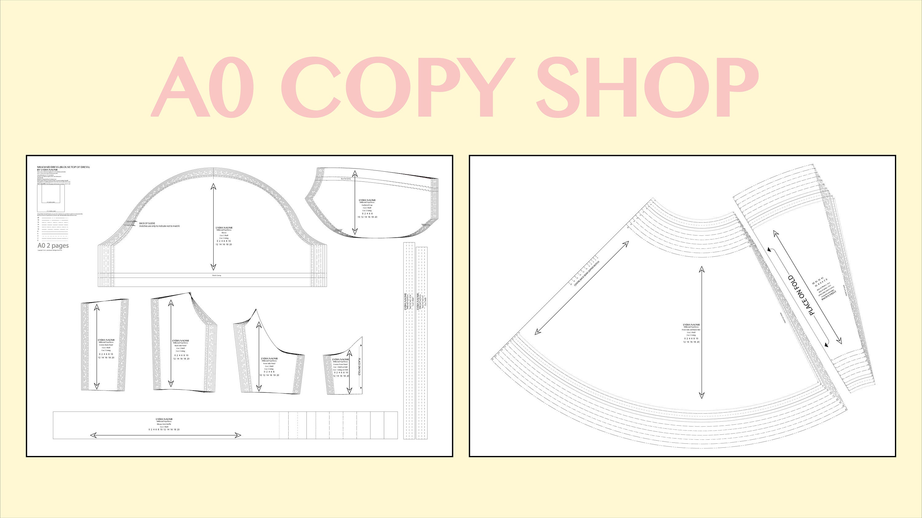 Dream Frock - Milkmaid PDF Pattern — LYDIA NAOMI