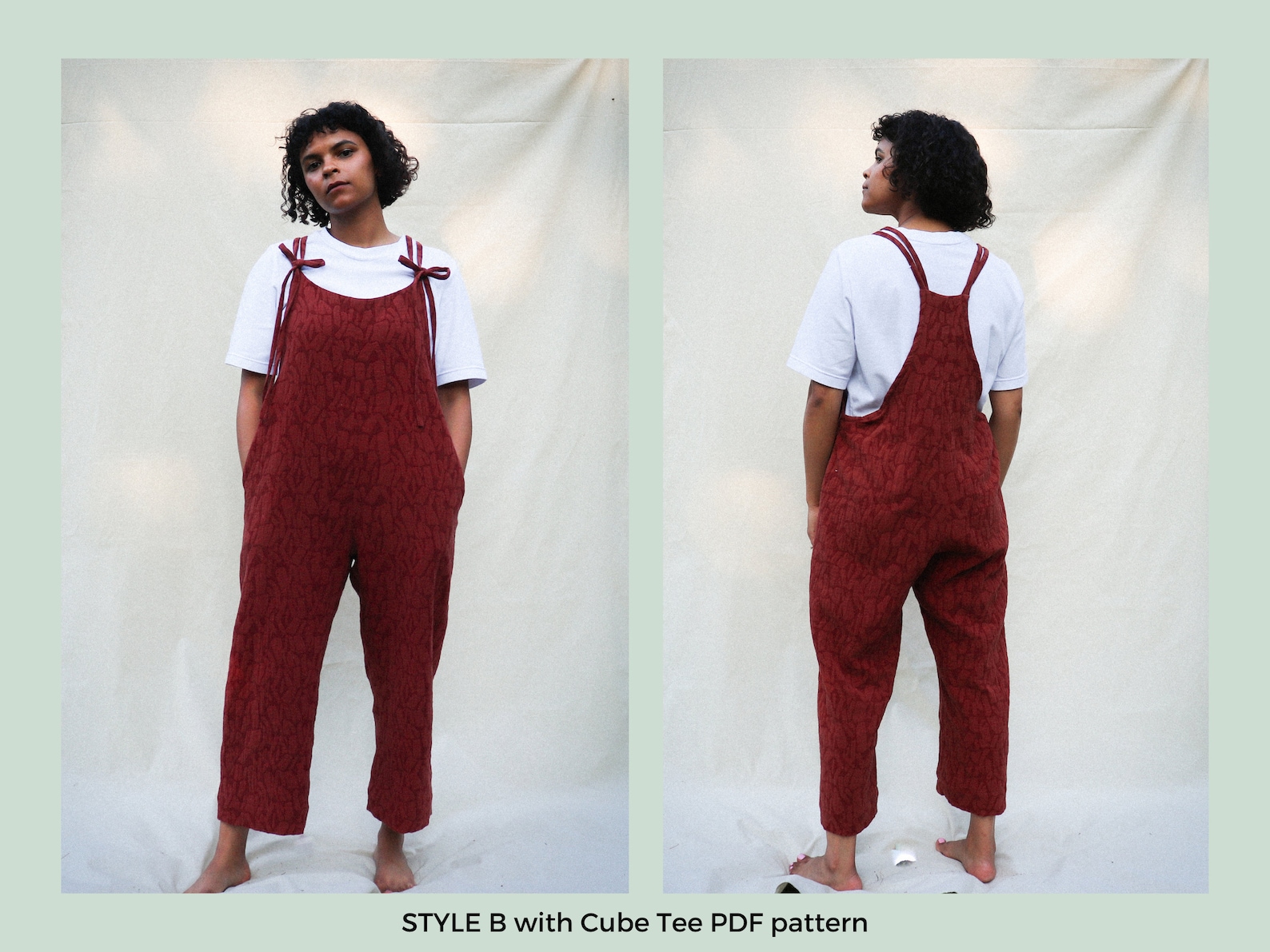 Overall Jumpsuit Meadow Overalls PDF Digital Sewing Pattern - Etsy