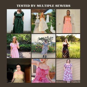 Elastic Waist Milkmaid Dress - Daisy Frock PDF Sewing Pattern - Etsy