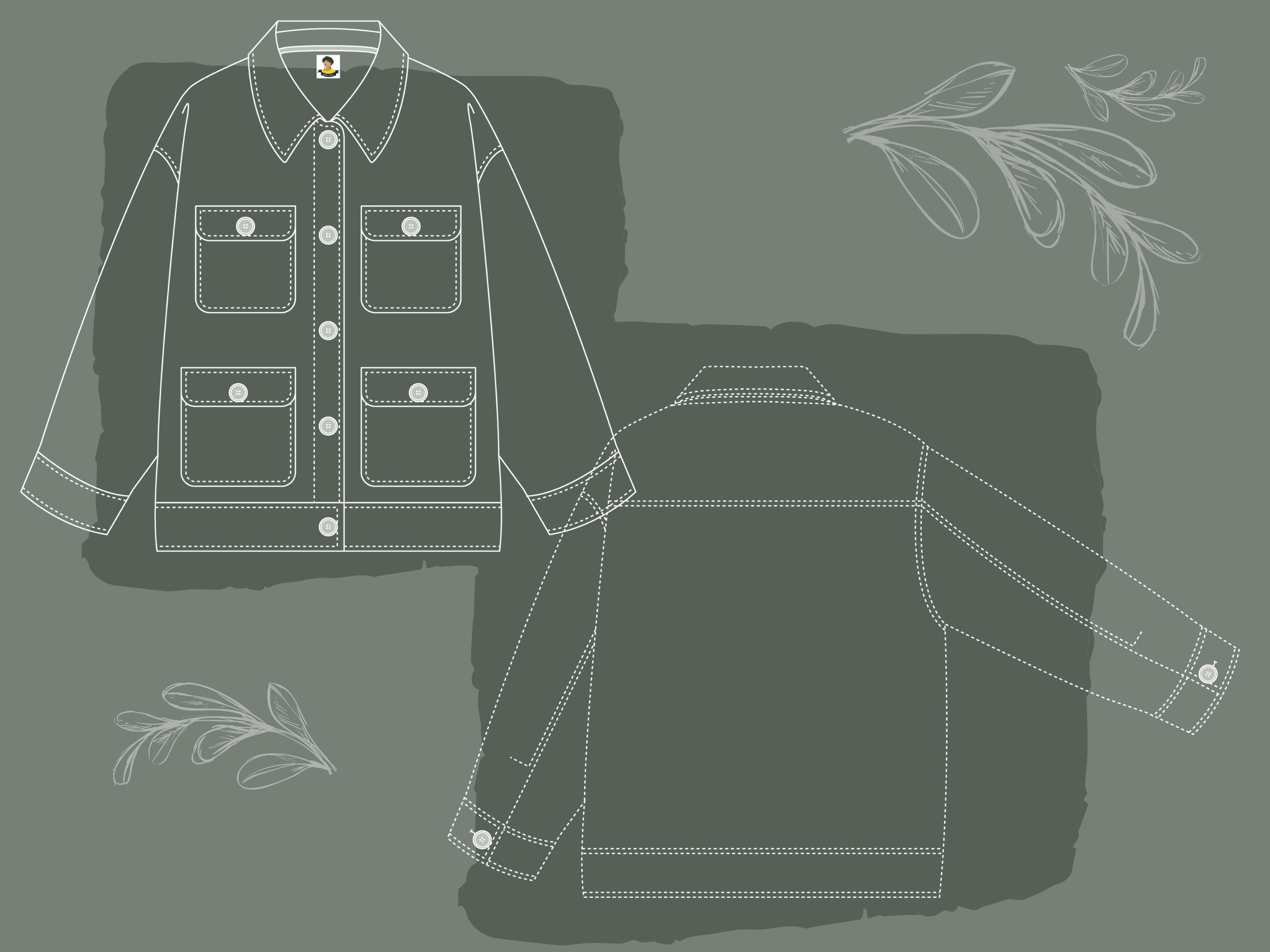 Betsy Utility Jacket PDF Pattern — LYDIA NAOMI