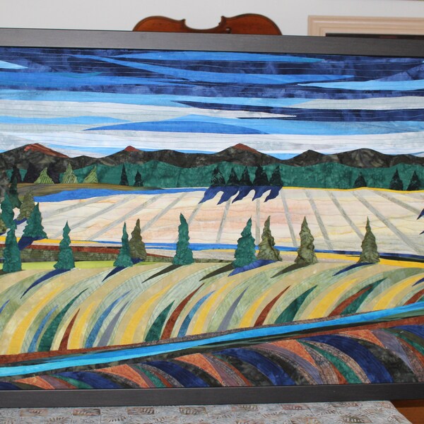 Landscape Art Quilt - Etsy