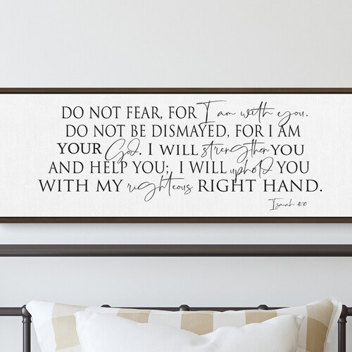 So Do Not Fear for I Am With You Isaiah 41 10 Bible Verse - Etsy
