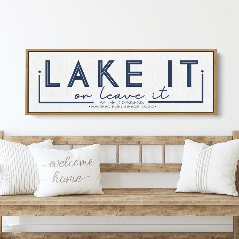 Lake Cottage Sign - Etsy