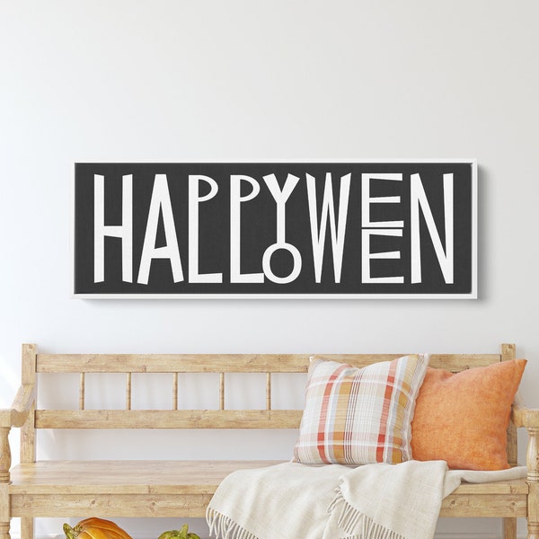 Happy Halloween Sign - Etsy