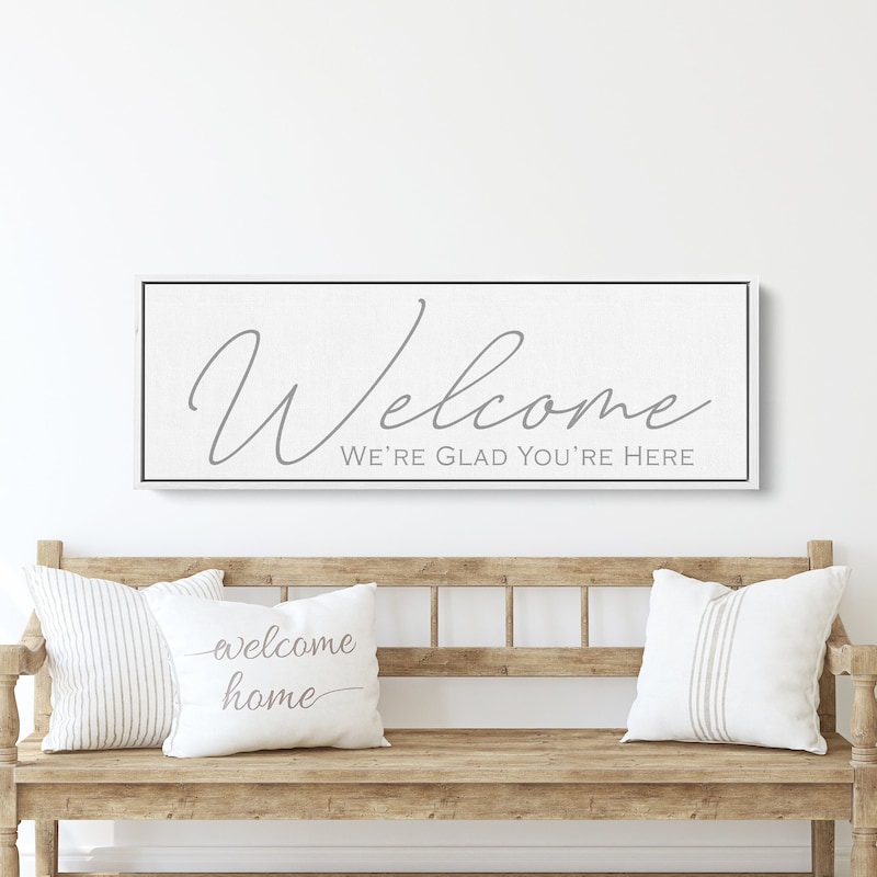 Welcome We Are Glad You Are Here - Etsy