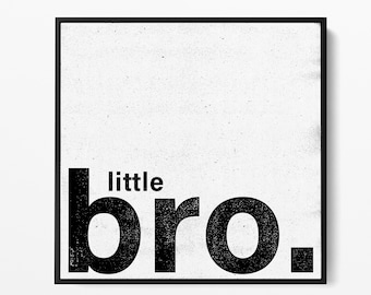 Big Bro Canvas Sign Boys Room Wall Art Boys Room Decor | Etsy