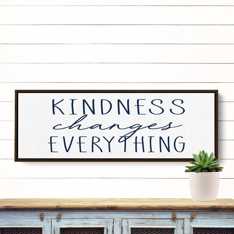 Kindness Sign - Etsy
