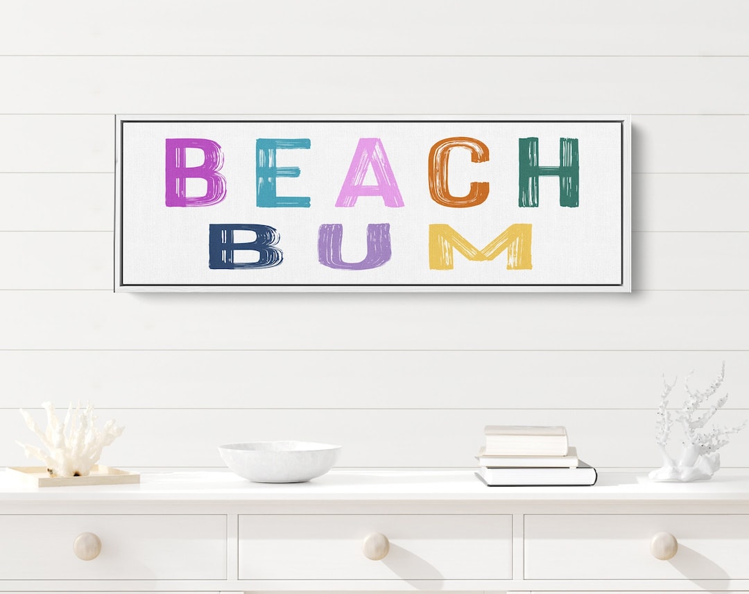 Beach Bum Sign | Beach Wall Decor | Beach Nursery Decor | Beach Wall ...