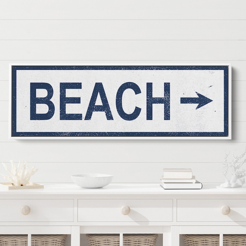 Rustic Beach Sign - Etsy